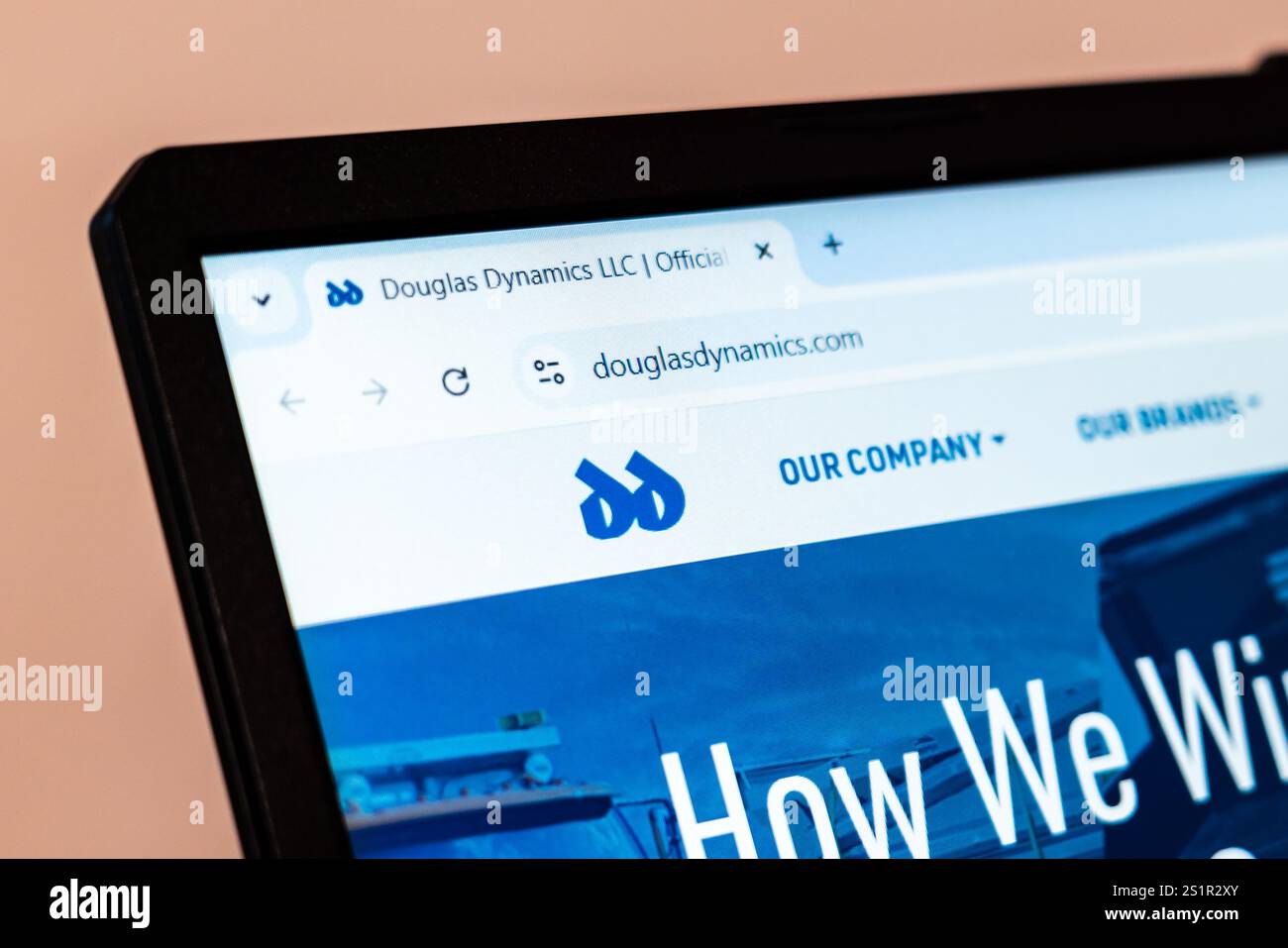 New York, USA - January 01, 2025: Darling Ingredients website displayed ...