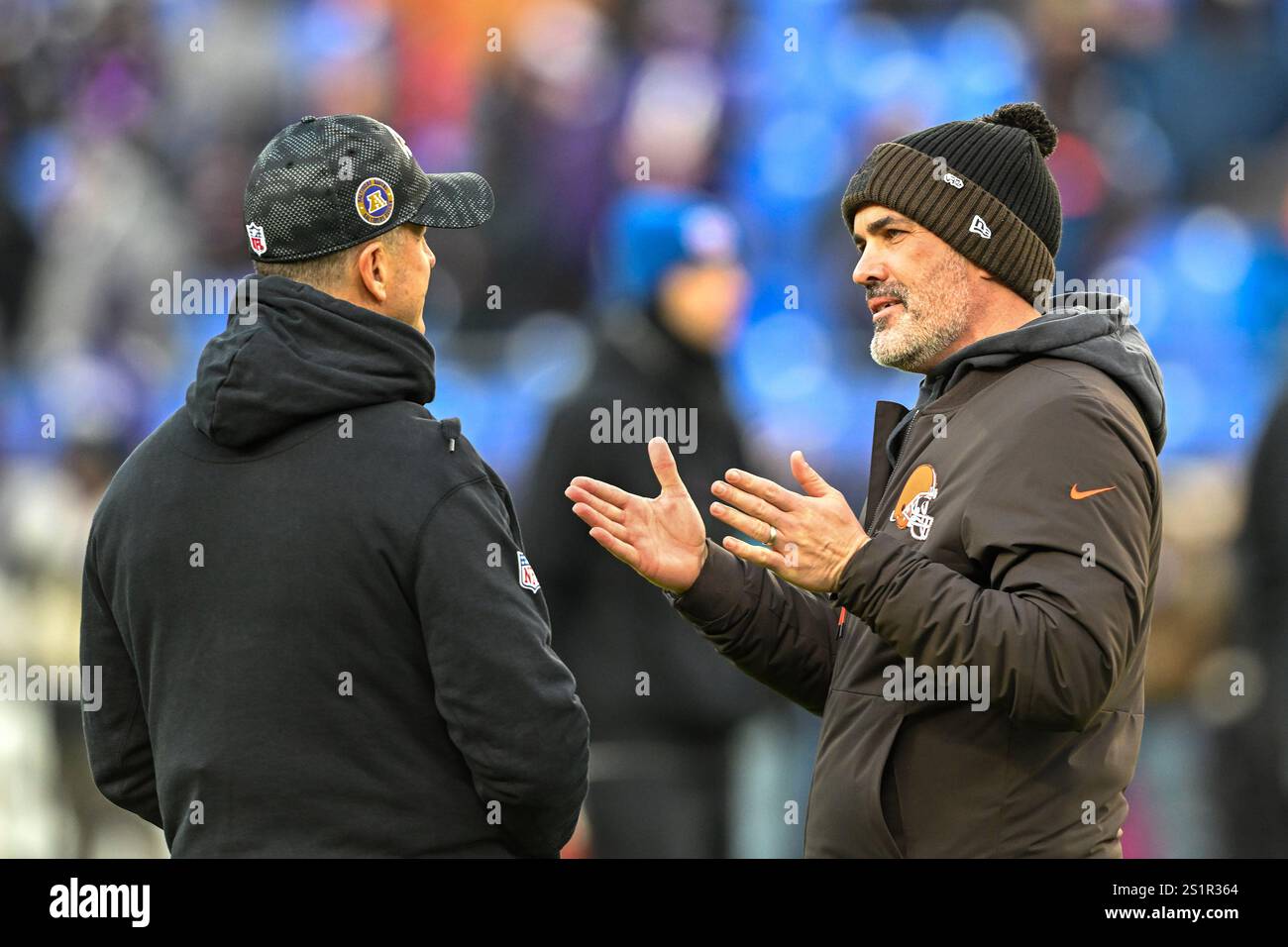 Baltimore, United States. 04th Jan, 2025. Cleveland Browns head coach ...