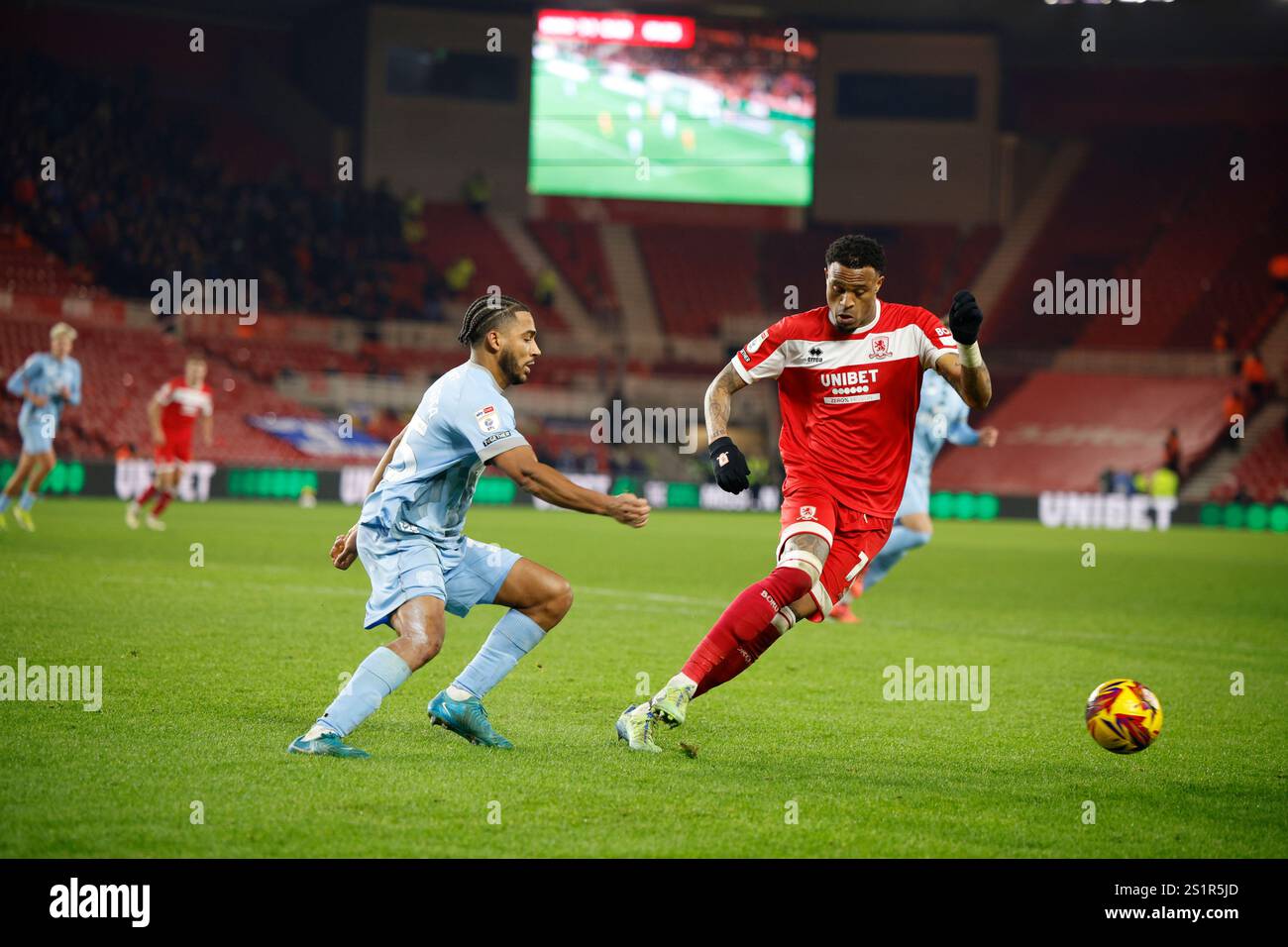 Riverside Stadium, Middlesbrough, UK. 4th Jan, 2025. EFL Championship ...