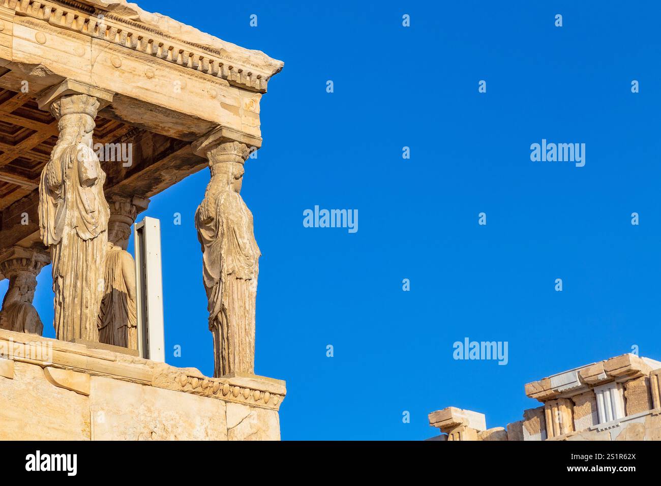 Erechtheion temple caryatids ancient hi-res stock photography and images - Alamy
