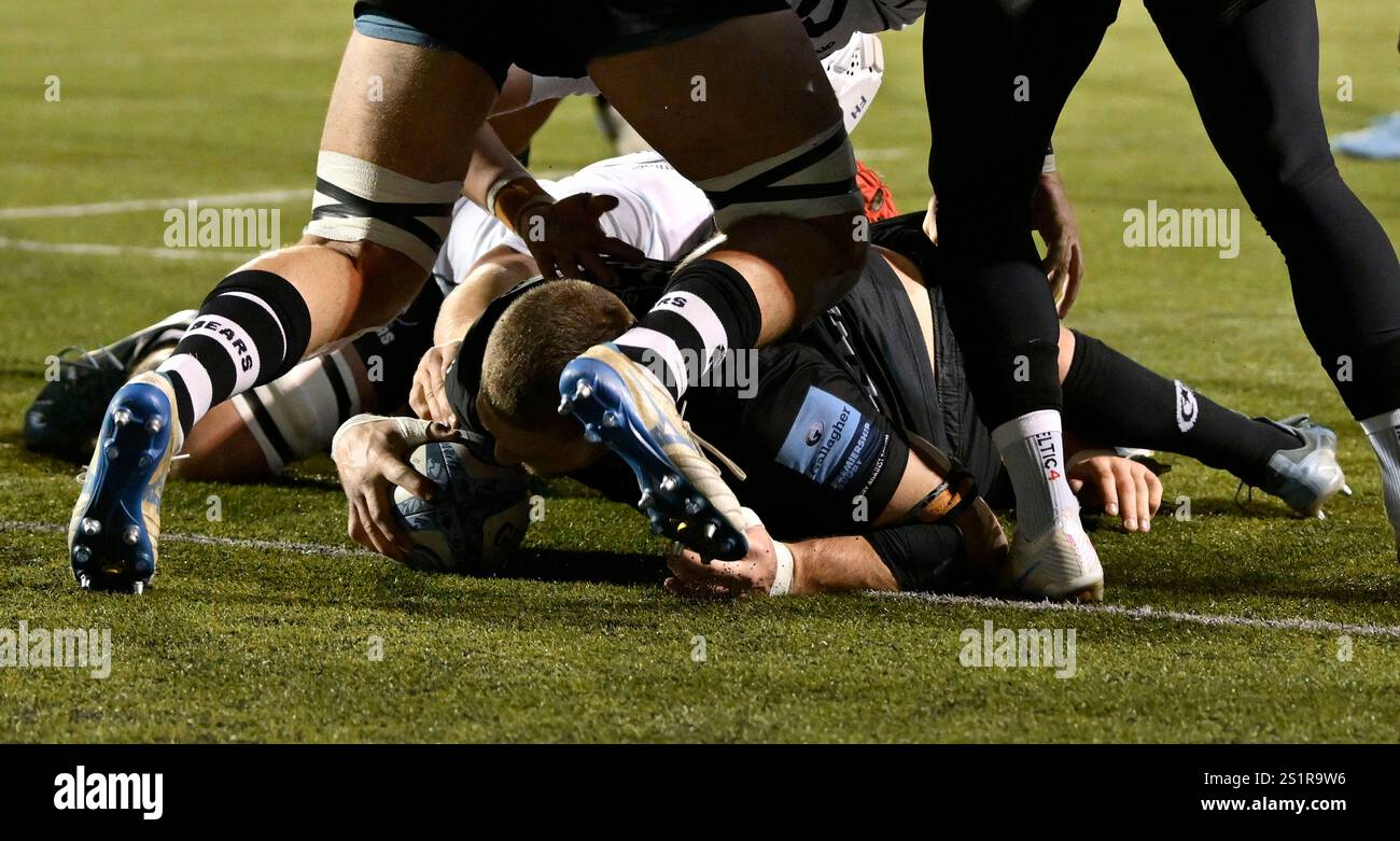 Hendon, United Kingdom. 04th Jan, 2025. Gallagher Premiership Rugby ...