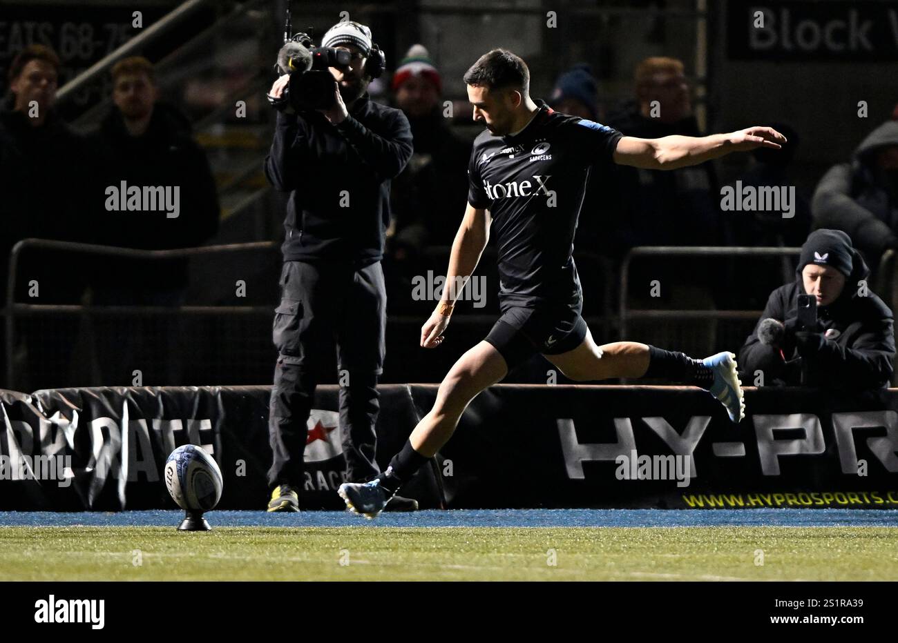 Hendon, United Kingdom. 04th Jan, 2025. Gallagher Premiership Rugby ...