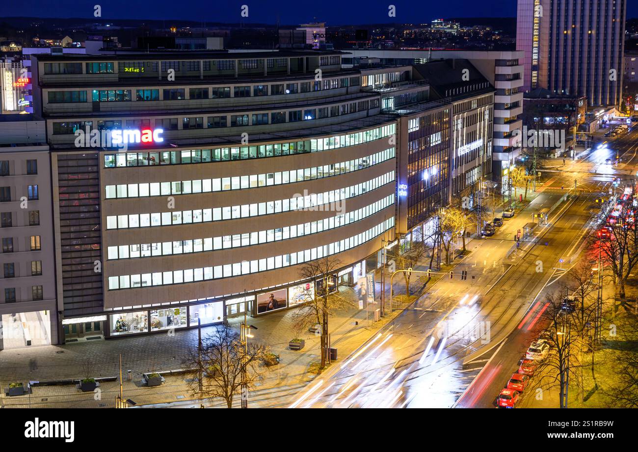 PRODUCTION - 03 January 2025, Saxony, Chemnitz: View of the striking ...