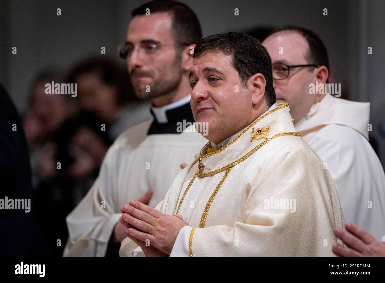 Rome, Italy. 04th Jan, 2025. Mons. Renato Tarantelli Baccari seen ...