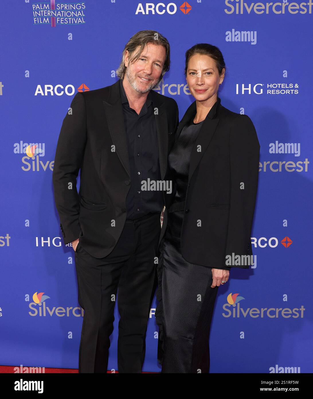 Edward Burns, Christy Turlington Burns attend the 36th Annual Palm ...