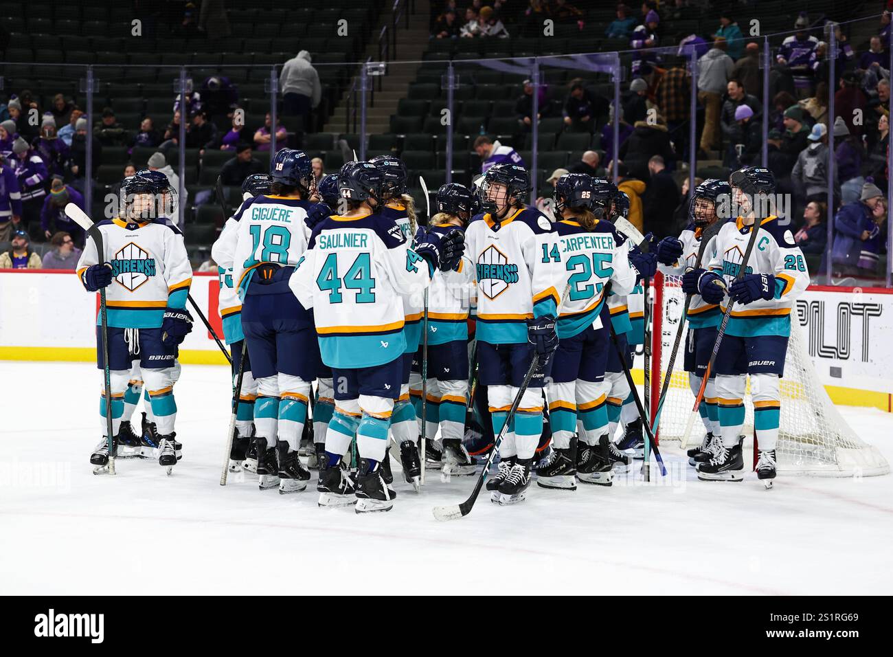 January 4th, 2025: The New York Sirens celebrate a 5-0 win over the ...