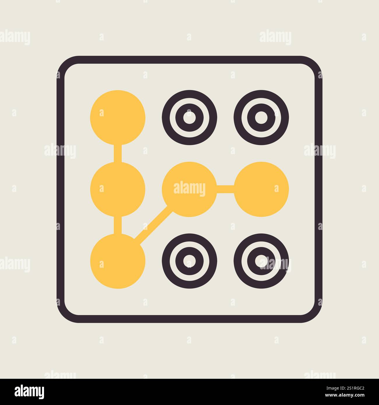 Lock pattern vector icon. Hand entering smartphone password symbol ...