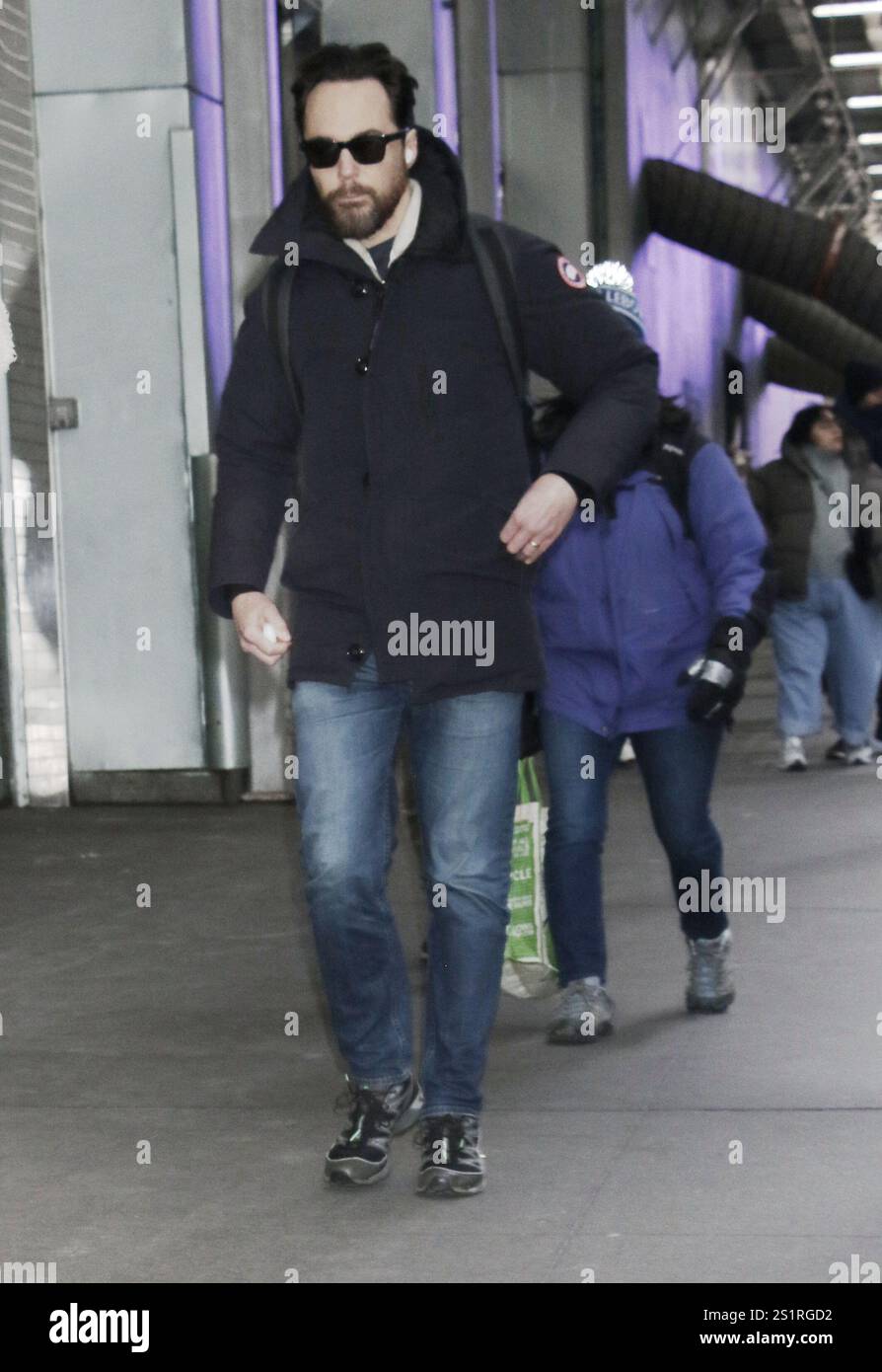 January 04, 2025 Jim Parson star of Broadway's Our Town out and about ...