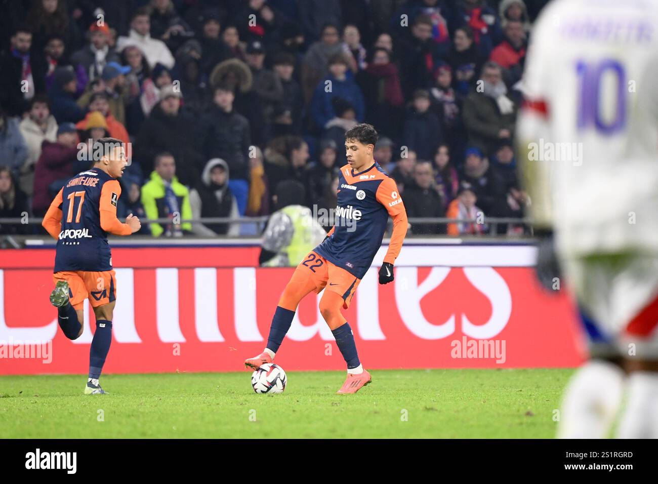 22 Khalil FAYAD (mhsc) during the Ligue 1 McDonald's match between Lyon ...