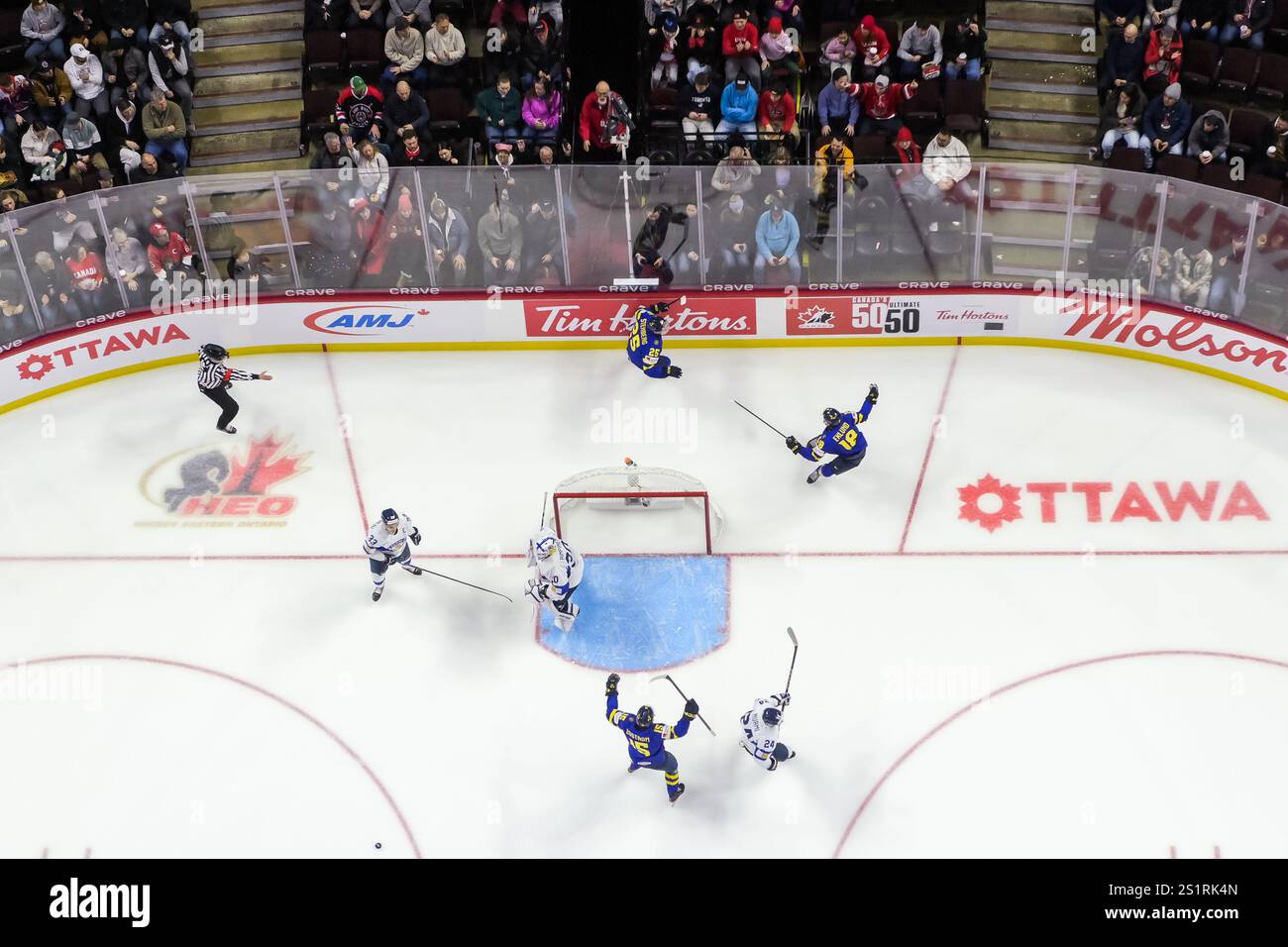 Otto Stenberg of, Sweden. , . celebrates after scoring the 1-0 goal ...