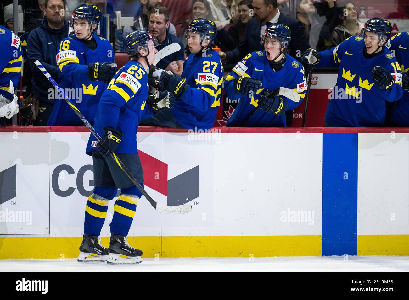 Otto Stenberg of, Sweden. , . celebrates after scoring the 2-2 goal ...
