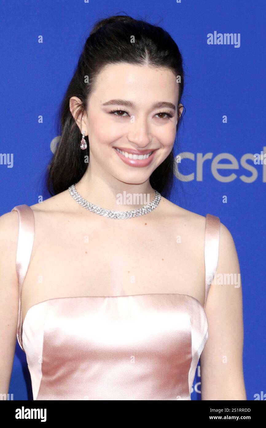 Palm Springs, USA. 3, January, 2025. Pictured left to right, Mikey ...