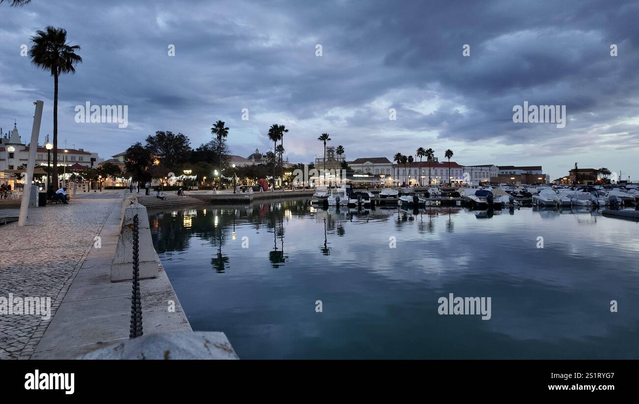 boats are parked at faro marina, also known as doca de faro, during ...