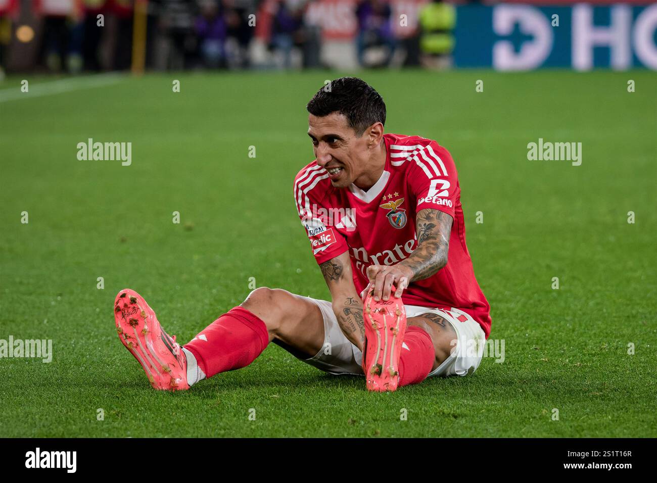 Lisbon, Portugal, January 04 2025: Angel Di Maria (11 SL Benfica ...