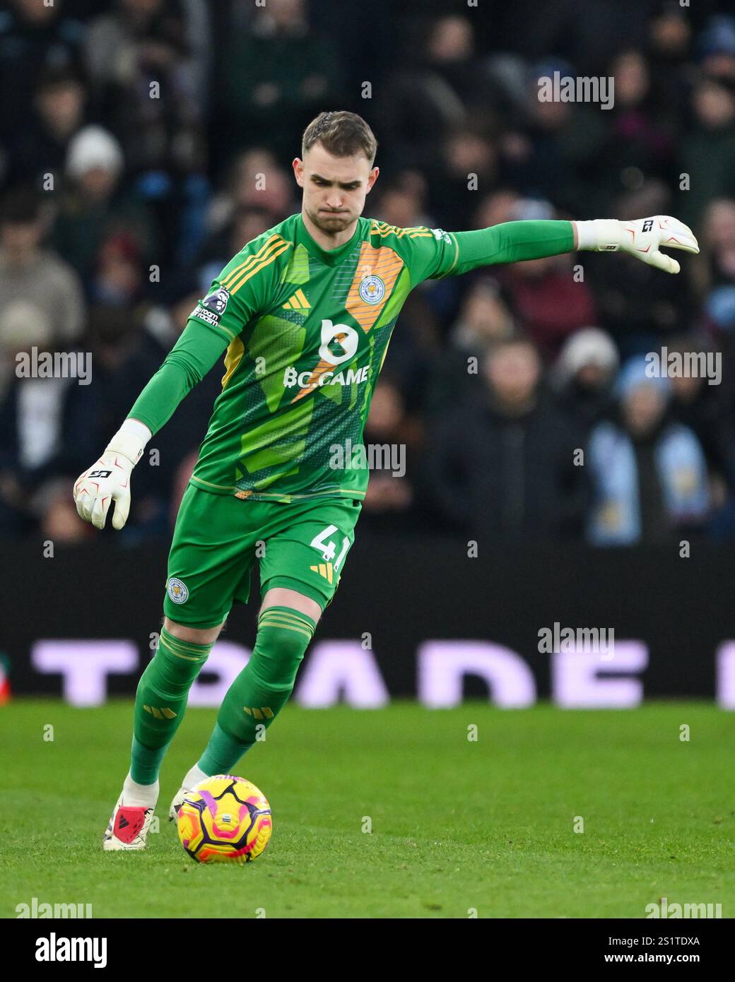 Jakub Stolarczyk of Leicester City during the Premier League match ...