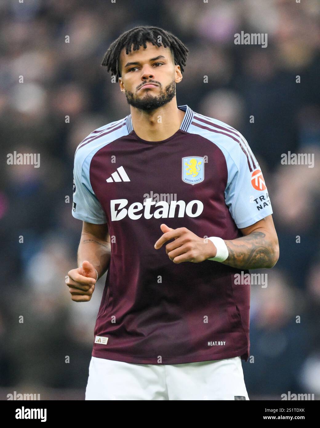 Tyrone Mings of Aston Villa during the Premier League match Aston Villa ...