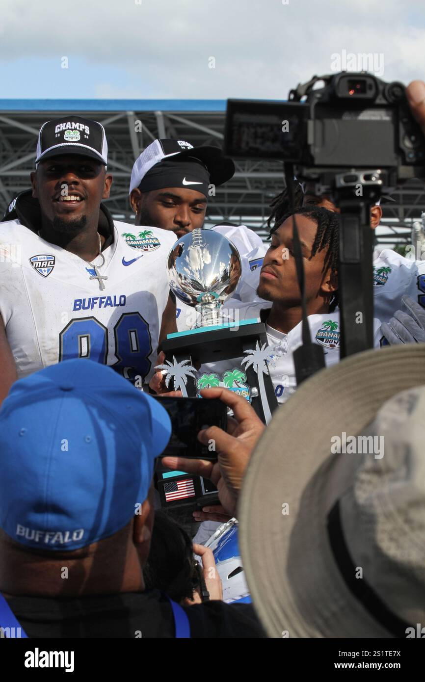 The University of Buffalo Bulls win the 2025 Bahamas Bowl Football ...