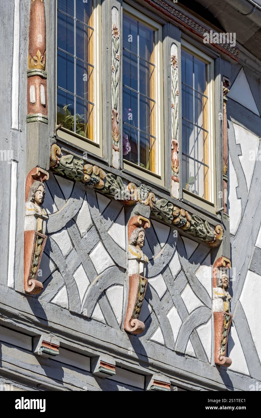 Duchscherer Haus, historic half-timbered house of the early Baroque ...