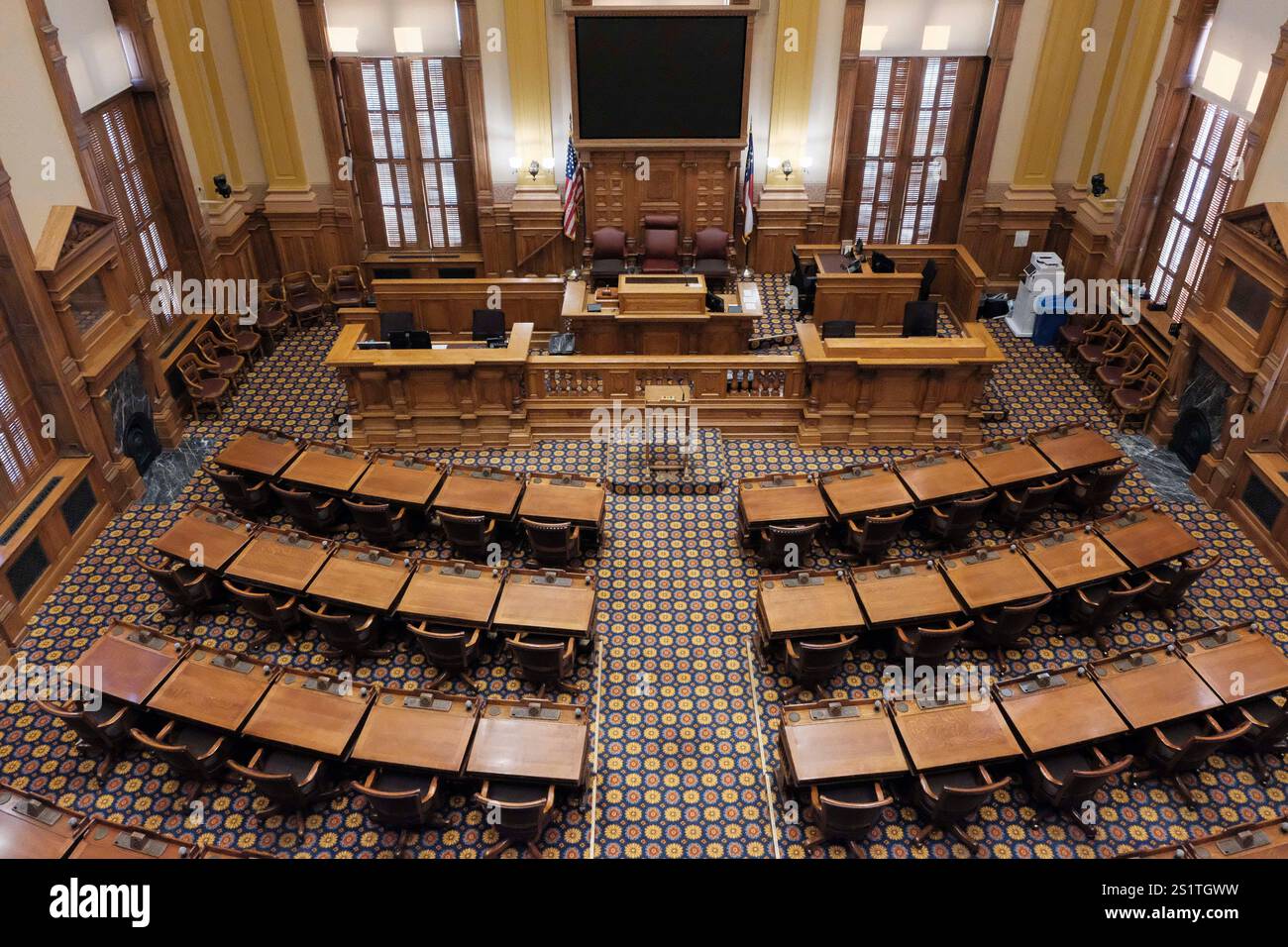 Atlanta, Georgia, USA. 4th Jan, 2025. The Senate Chamber at the Georgia ...