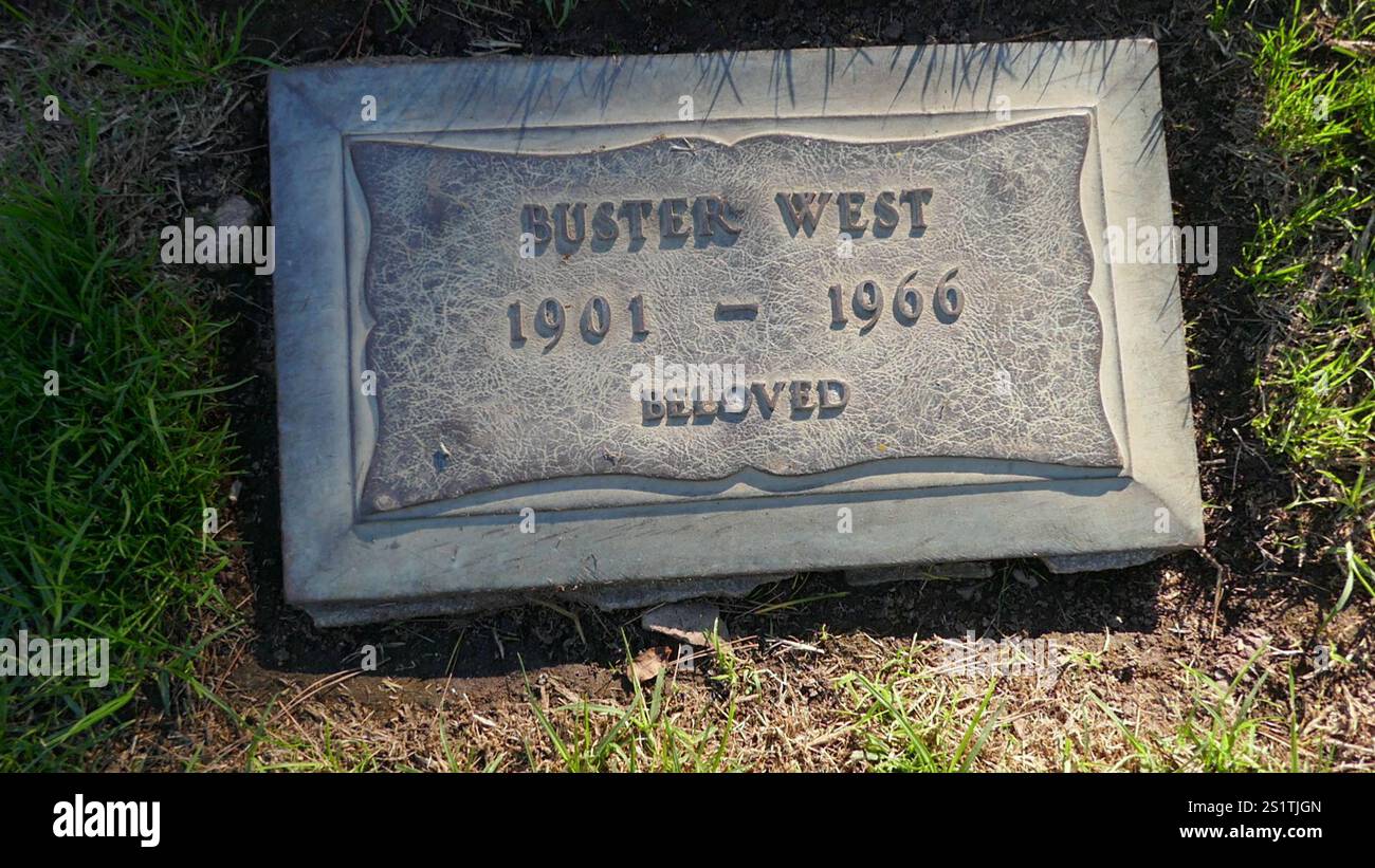 Los Angeles, California, USA 2nd January 2025 Actor Buster West Grave in Enduring Faith at ...