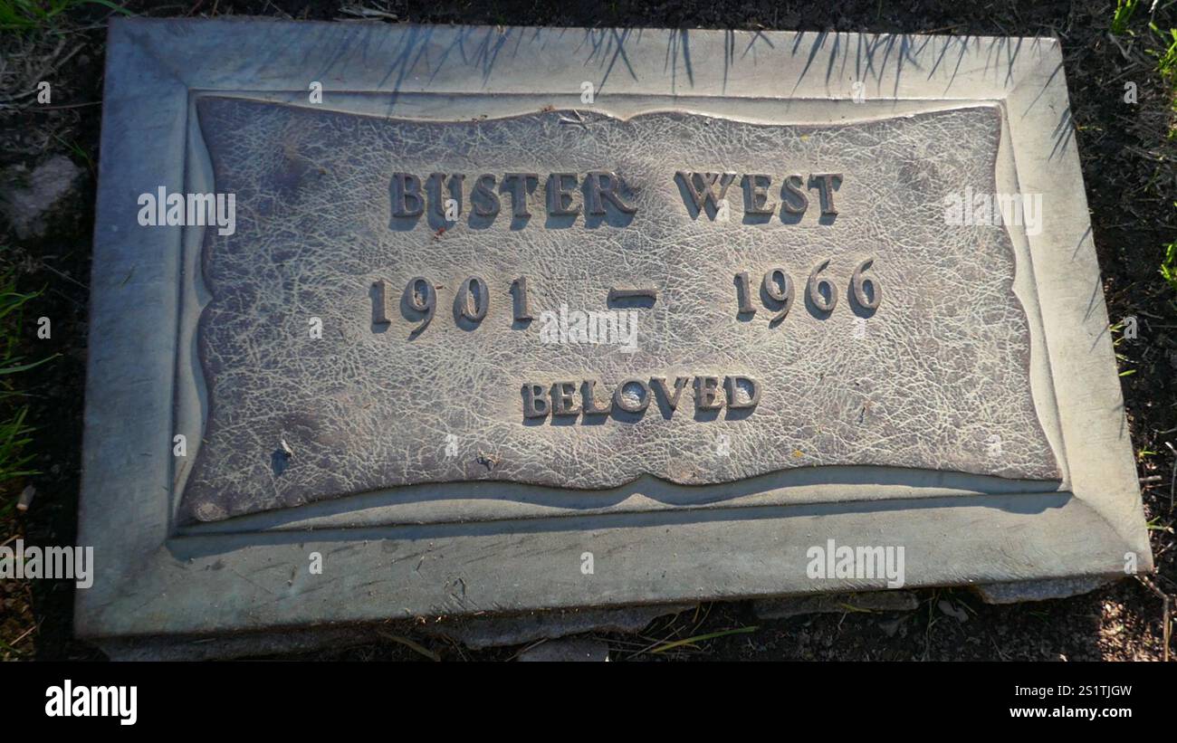 Los Angeles, California, USA 2nd January 2025 Actor Buster West Grave ...