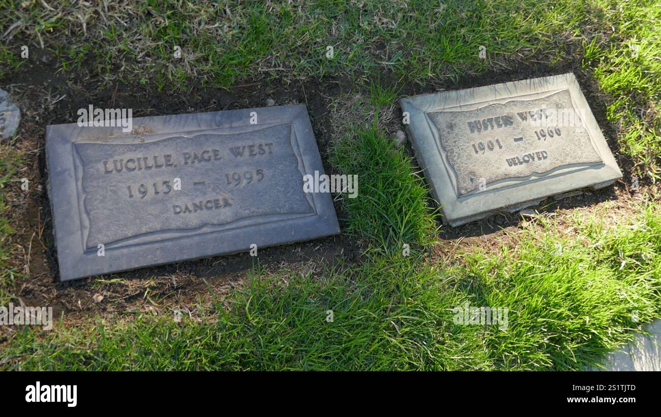 Los Angeles, California, USA 2nd January 2025 Actress Lucille Page Grave and husband Actor ...