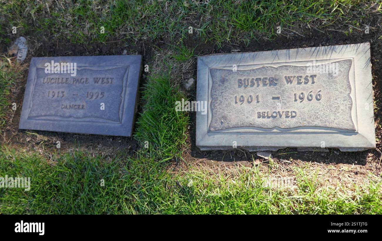 Los Angeles, California, USA 2nd January 2025 Actress Lucille Page Grave and husband Actor ...