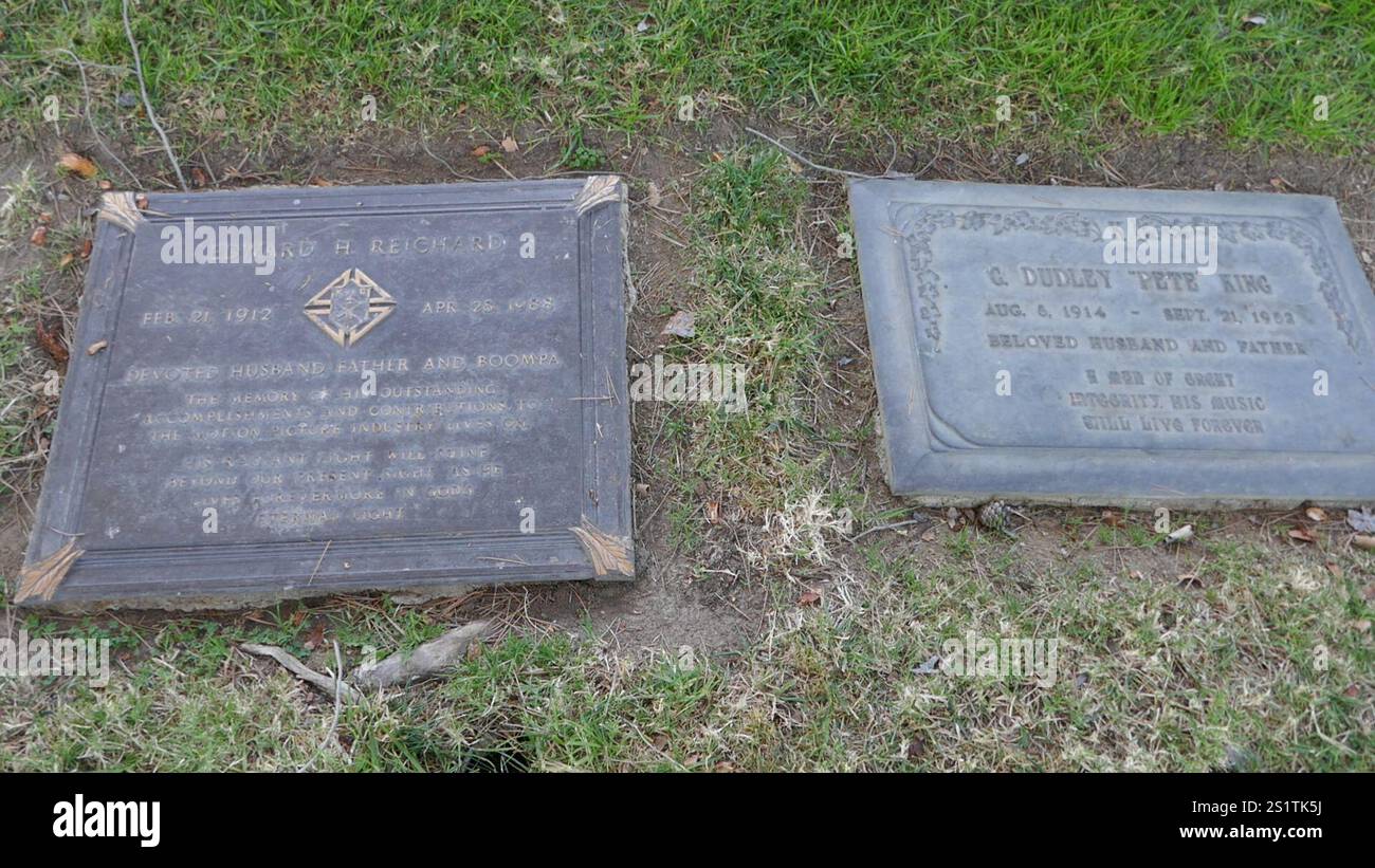 Los Angeles, California, USA 2nd January 2025 Audio Engineer Edward Reichard Grave and Composer ...