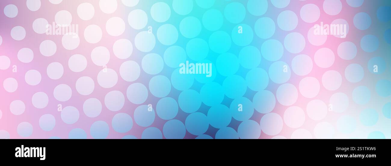 Dreamy Dots, Gradient Texture banner Background with copy space Stock ...