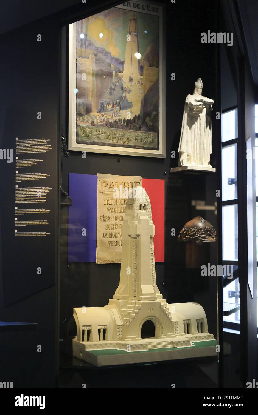 Model of the Douaumont Ossuary, Memorial de Verdun memorial ...