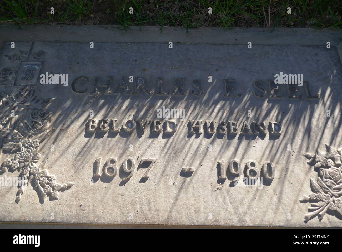 Los Angeles, California, USA 2nd January 2025 Charles Seel Grave in ...