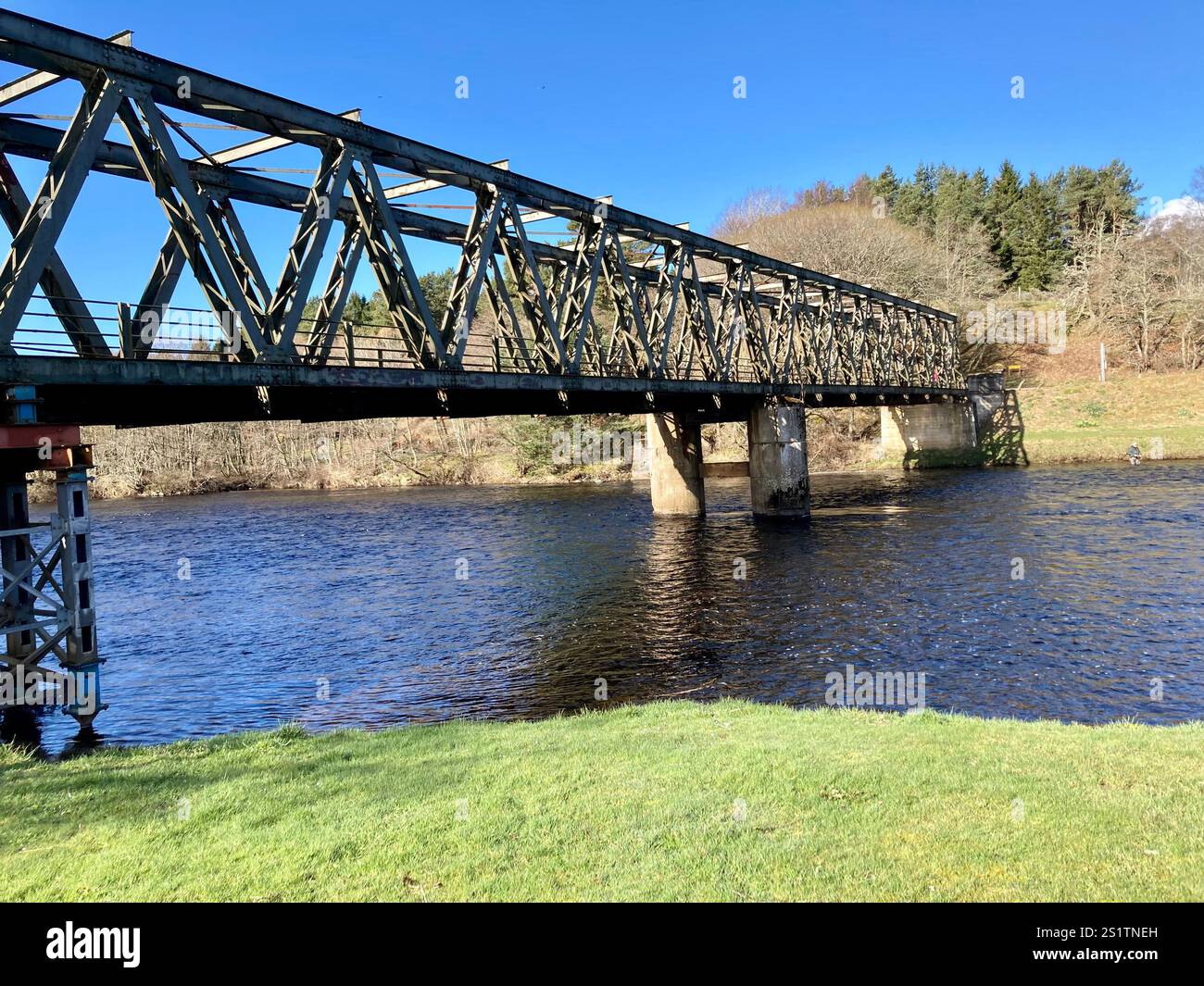 Bridge over the river Spey, Scotland Stock Photo - Alamy