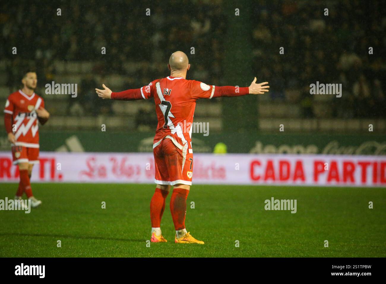 Ferrol, Spain. 03rd Jan, 2025. Rayo Vallecano's player Isaac Palazón ...