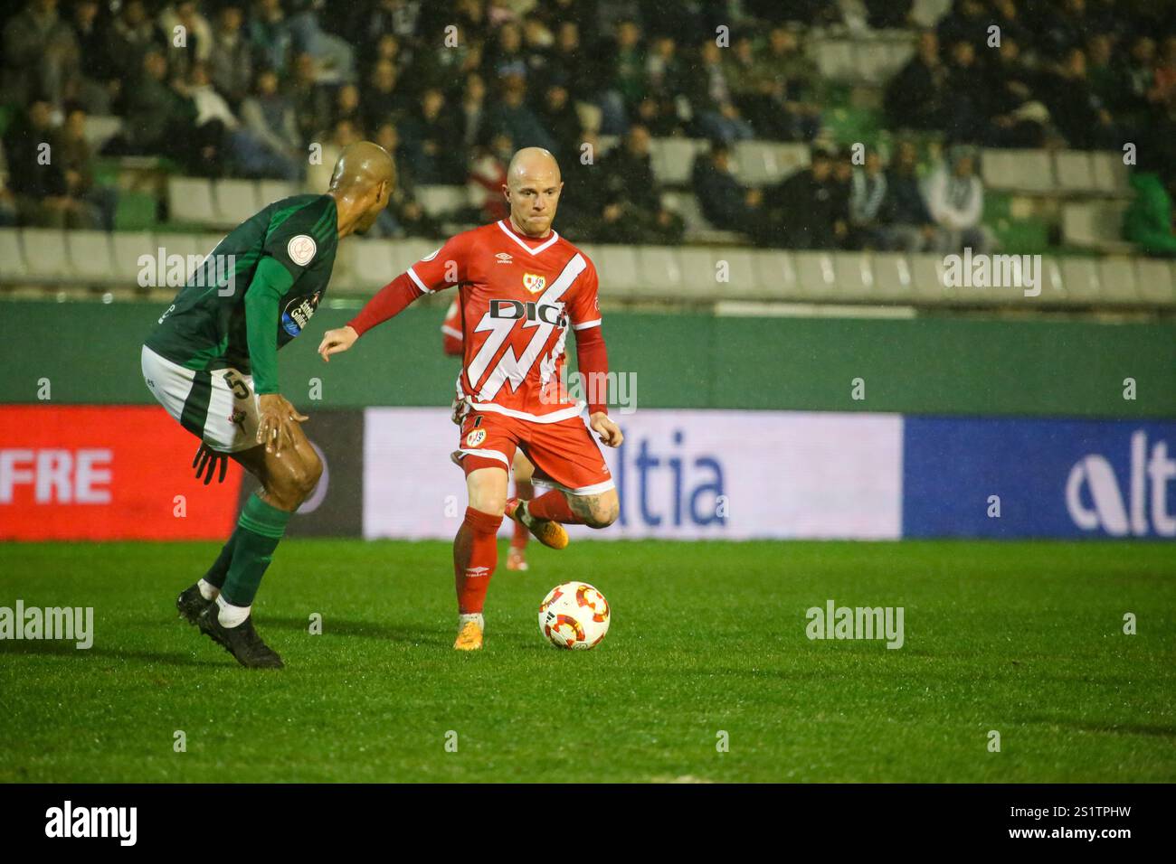 Ferrol, Spain, 03th January, 2025: Rayo Vallecano's player Isaac ...