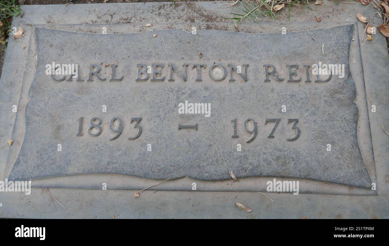 Los Angeles, California, USA 2nd January 2025 Actor Carl Benton Reid Grave in Enduring Faith at ...