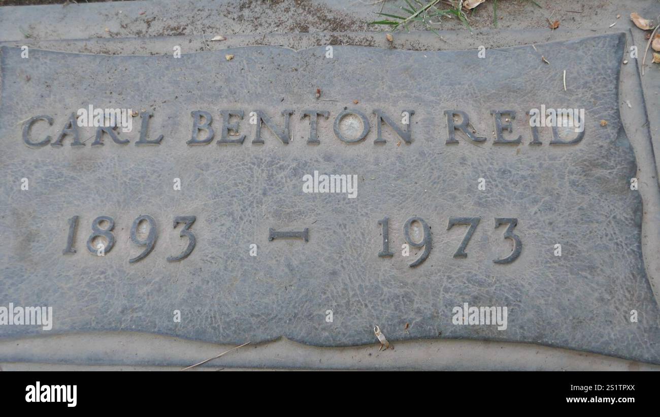 Los Angeles, California, USA 2nd January 2025 Actor Carl Benton Reid Grave in Enduring Faith at ...