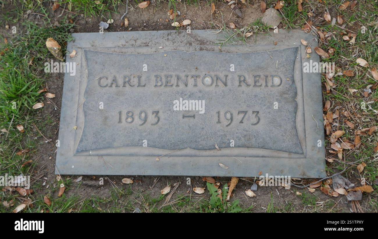 Los Angeles, California, USA 2nd January 2025 Actor Carl Benton Reid Grave in Enduring Faith at ...