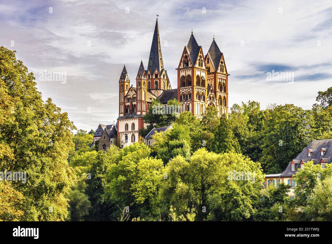 The Limburg Cathedral, also called Georgsdom after its patron saint St ...