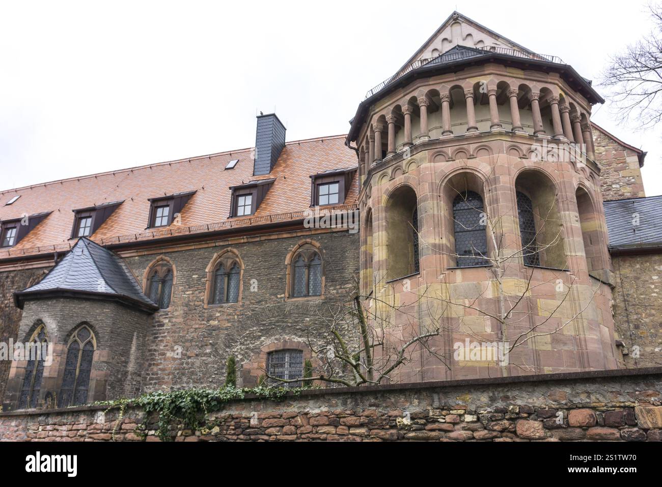 Views in the historic town Worms in Germany with interesting buildings ...