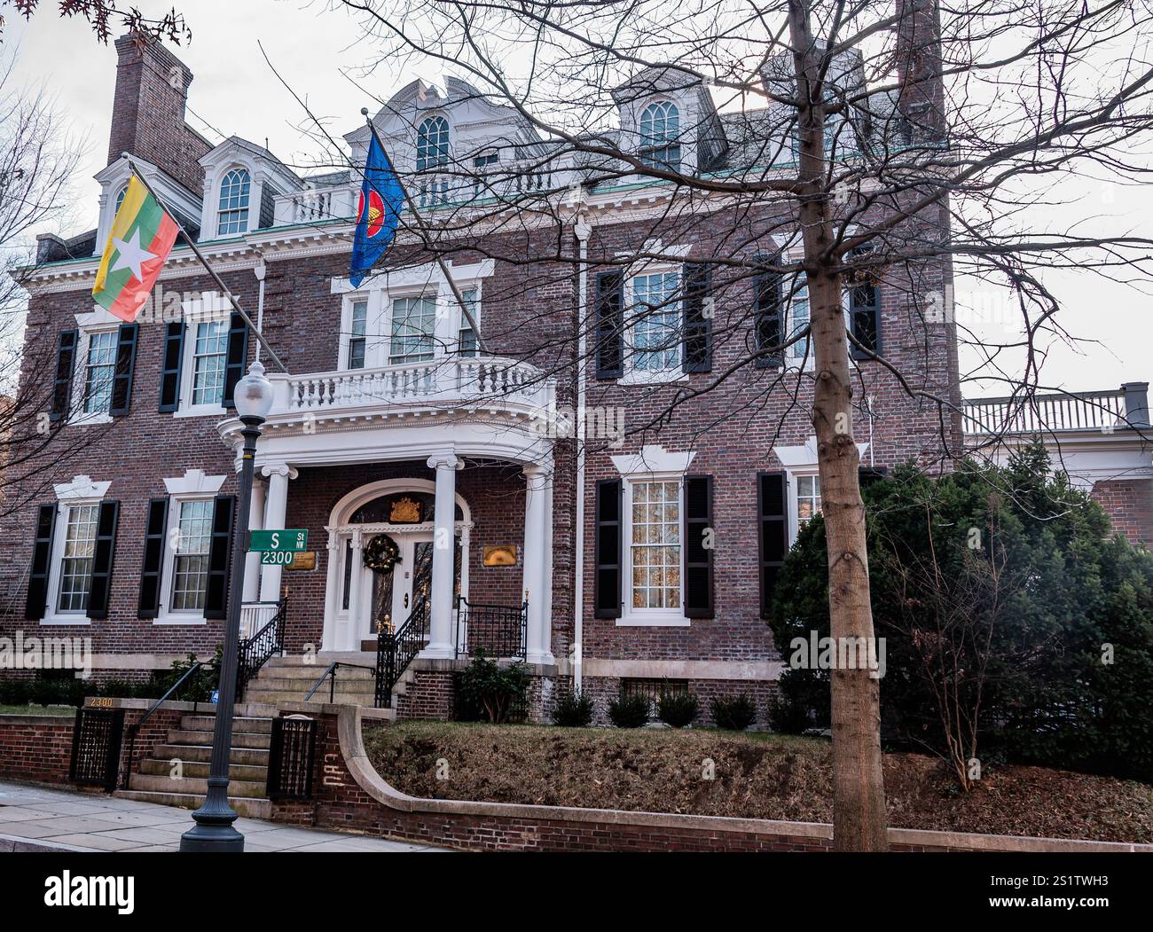 Embassy of Myanmar, Washington DC USA Stock Photo - Alamy