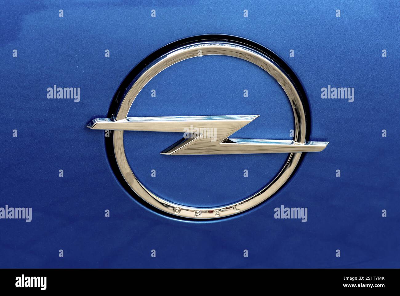 WETZLAR, Germany 2022-04-23: OPEL Logo. Opel is a German automobile ...