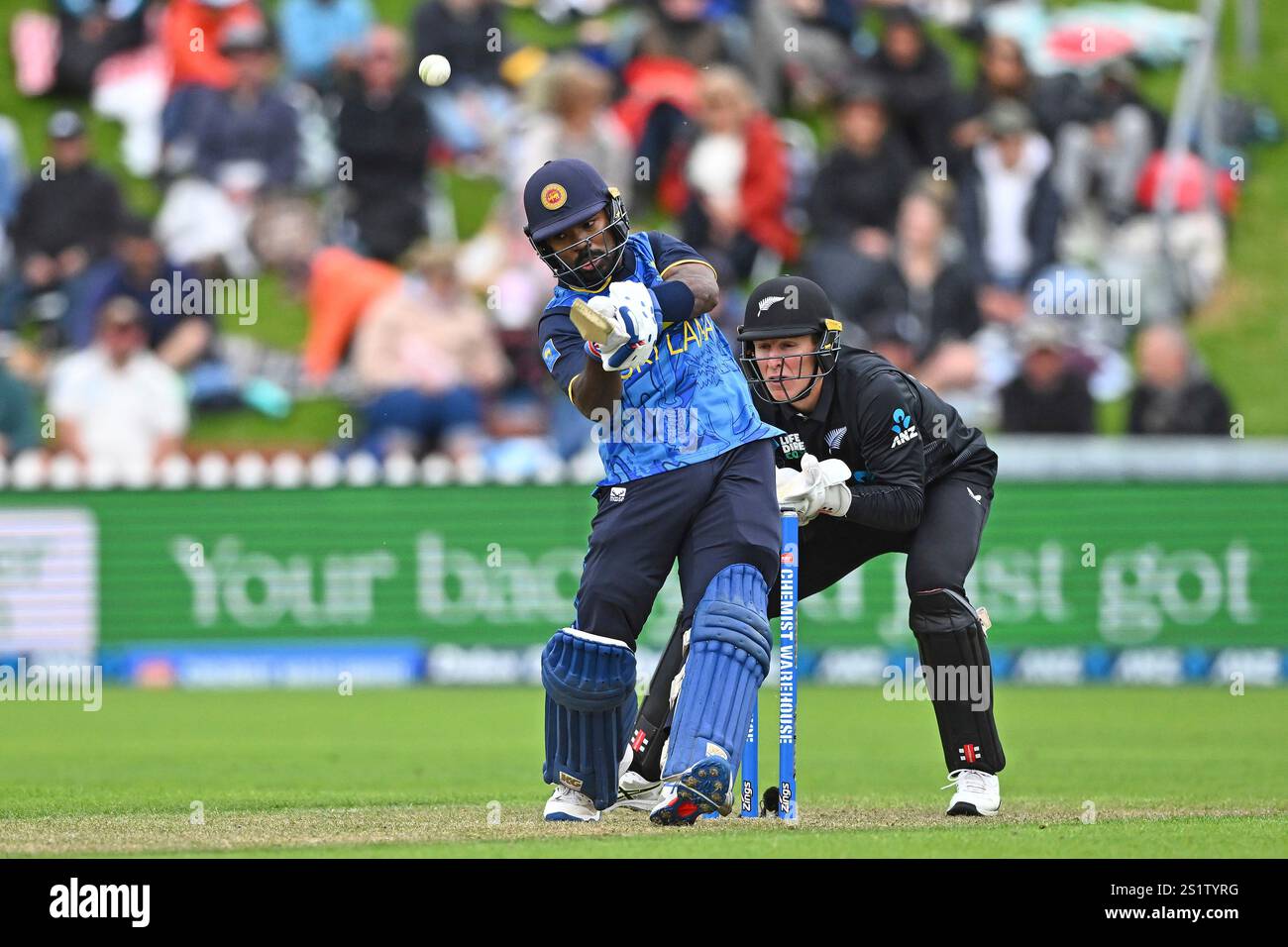 Sri Lanka's Janith Liyanage bats during the first ODI international ...