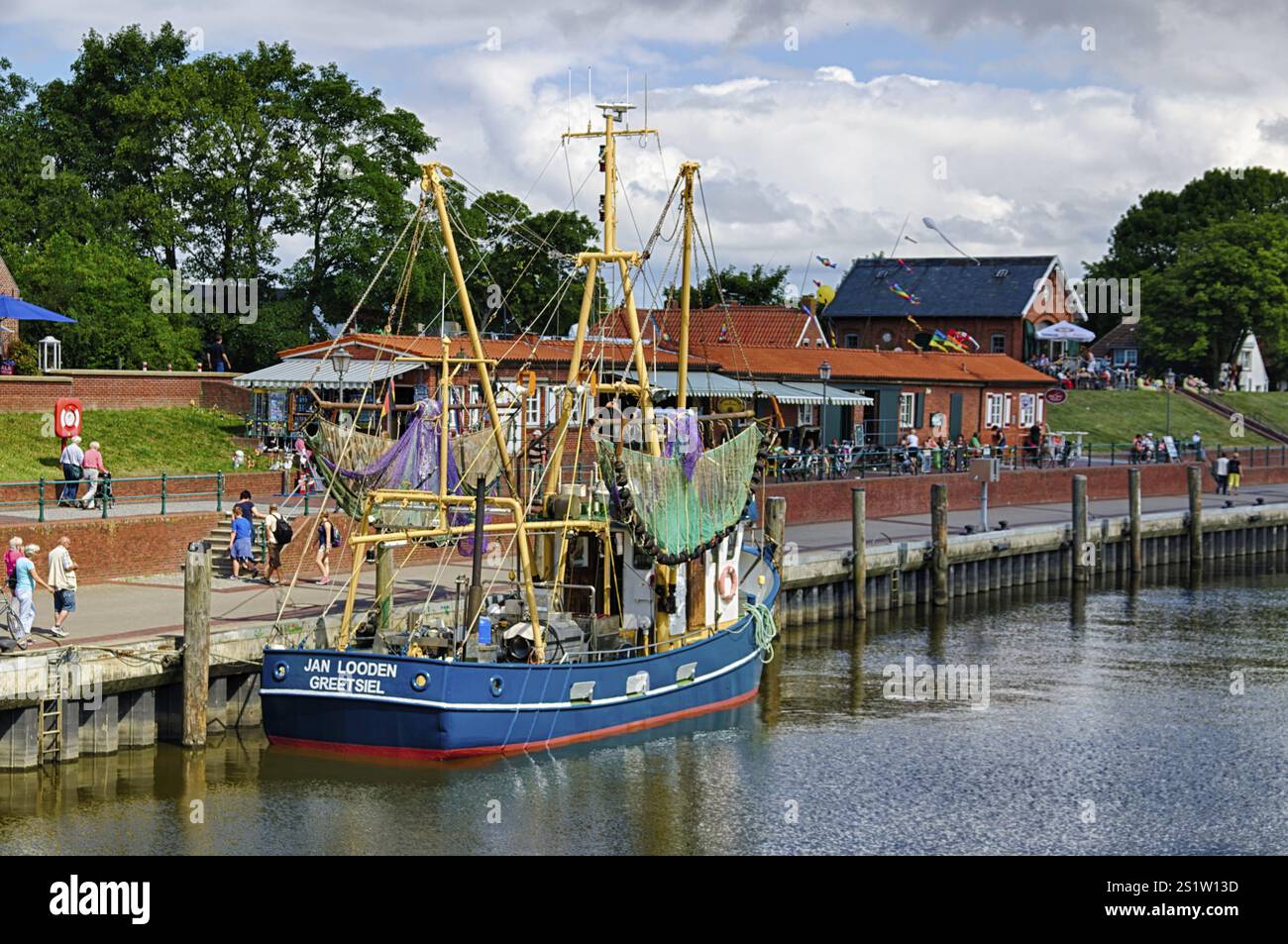 Impressions of the fishing village of Greisen on the North Sea Stock ...