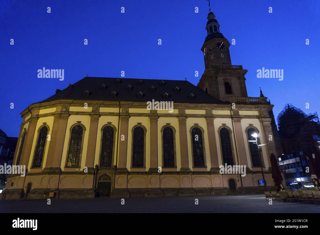 Views in the historic town Worms in Germany with interesting buildings ...