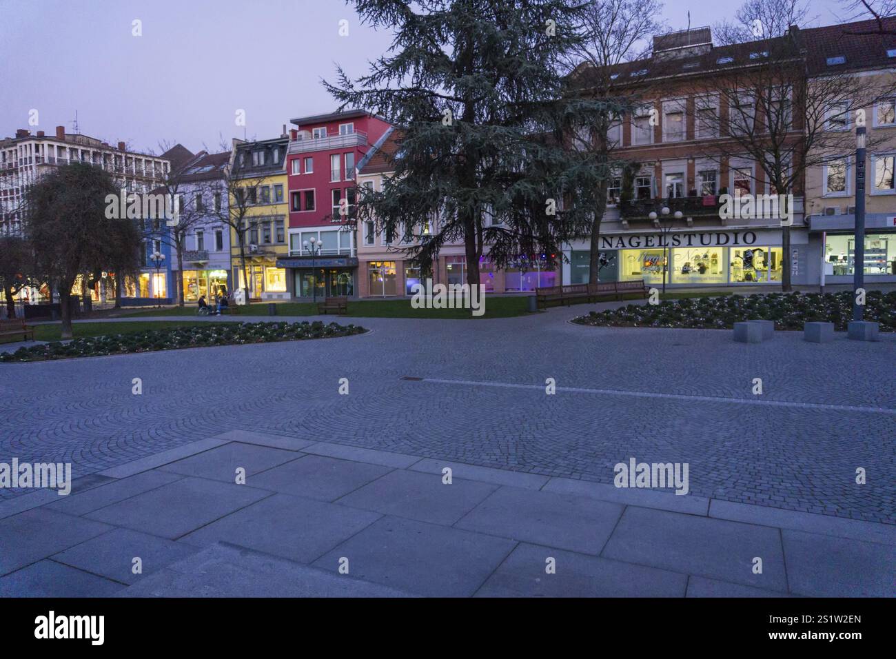 Views in the historic town Worms in Germany with interesting buildings ...