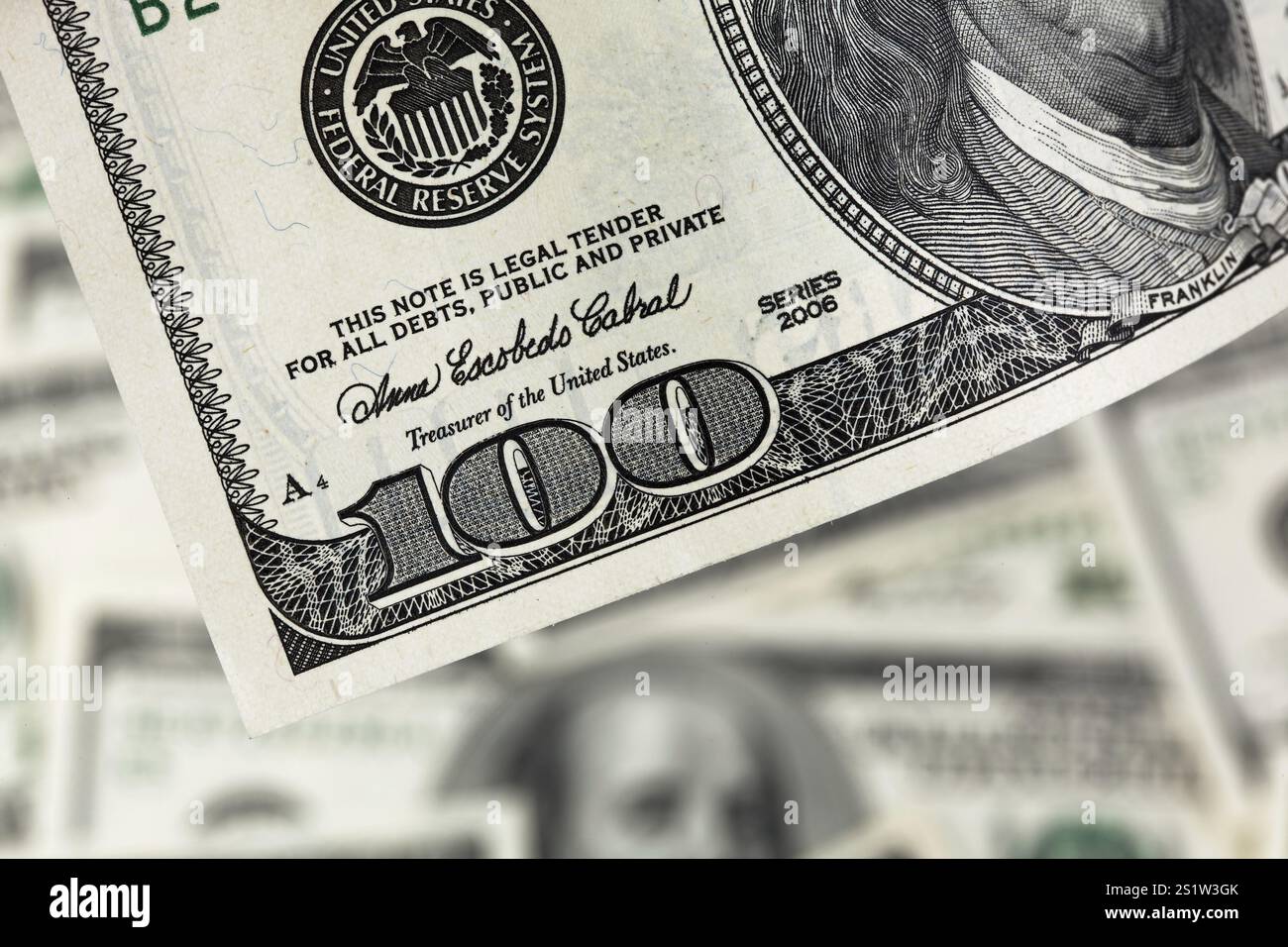 American dollar banknotes of the USA Stock Photo - Alamy
