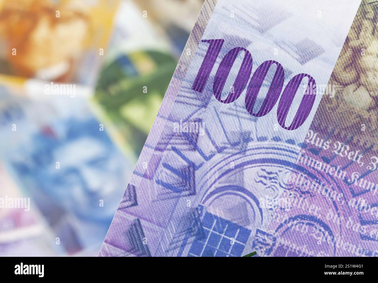 Swiss franc, the currency of Switzerland Stock Photo - Alamy