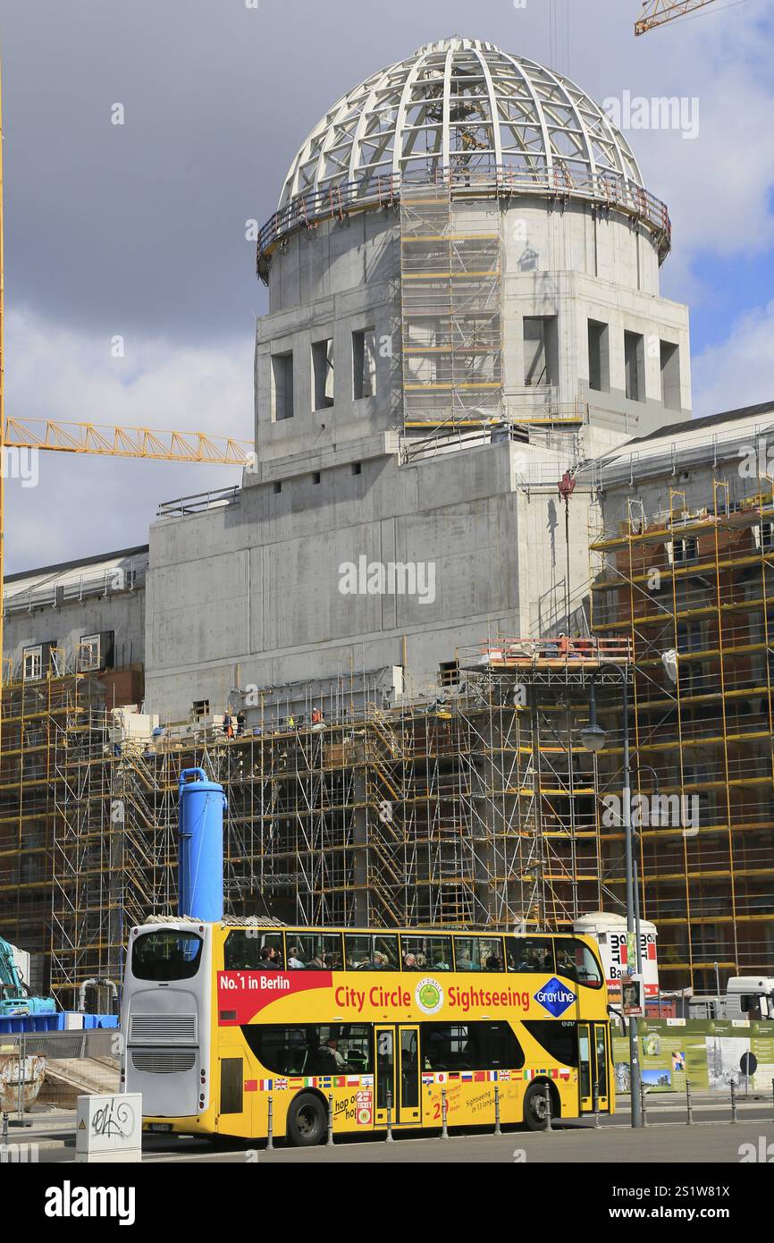 Construction site Reconstruction of the Berlin Palace, Humbold Forum ...