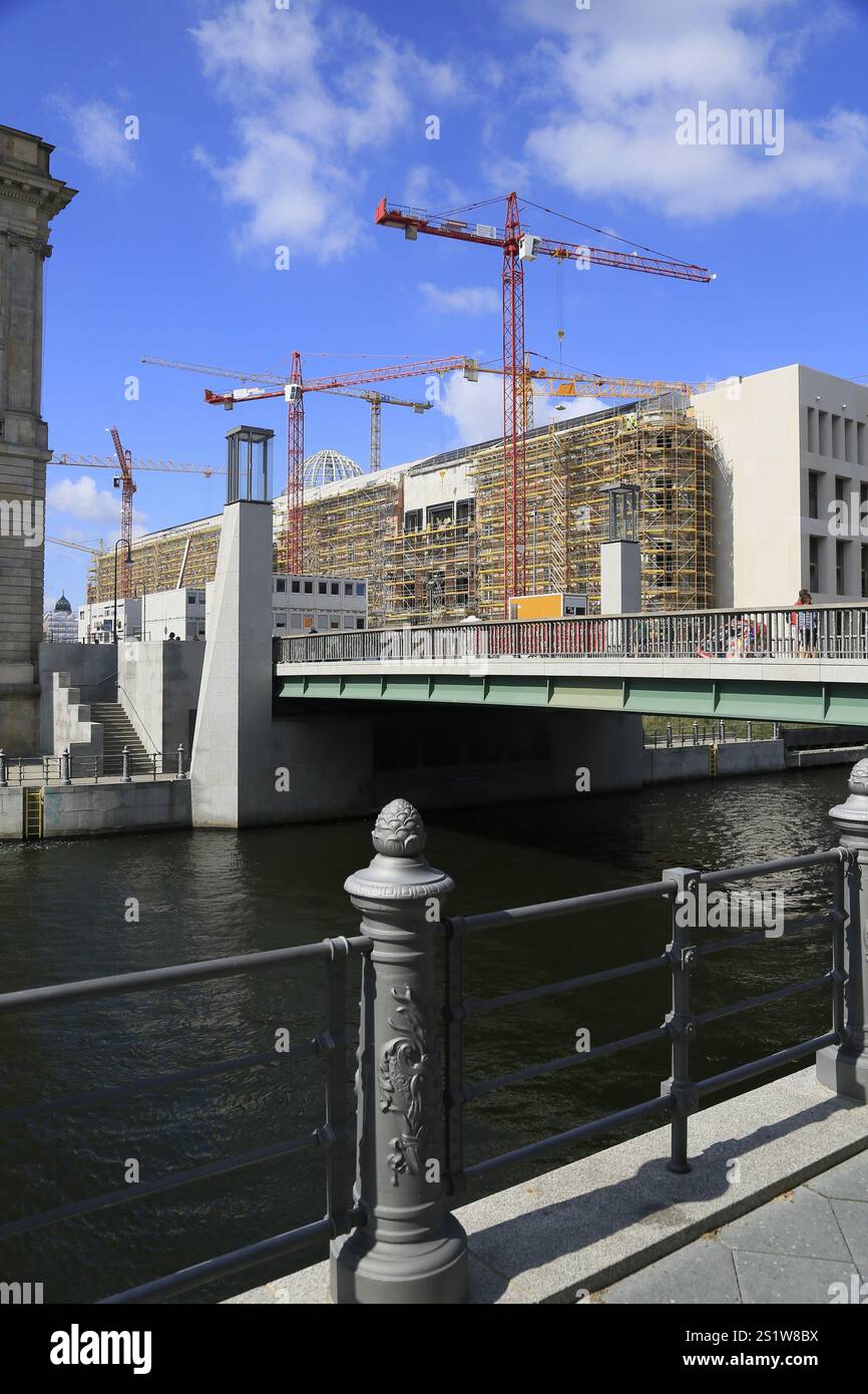 Construction site Reconstruction of the Berlin Palace - Humbold Forum ...