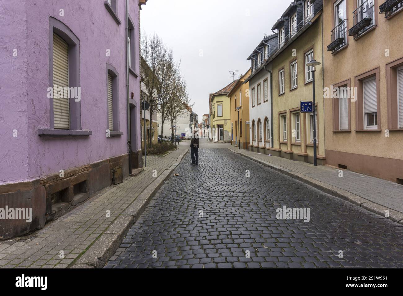 Views in the historic town Worms in Germany with interesting buildings ...